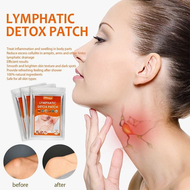 LYMPHATIC LYMPHATIC STICKER Drainage Plaster Lymph Nodes Patch Breast ...