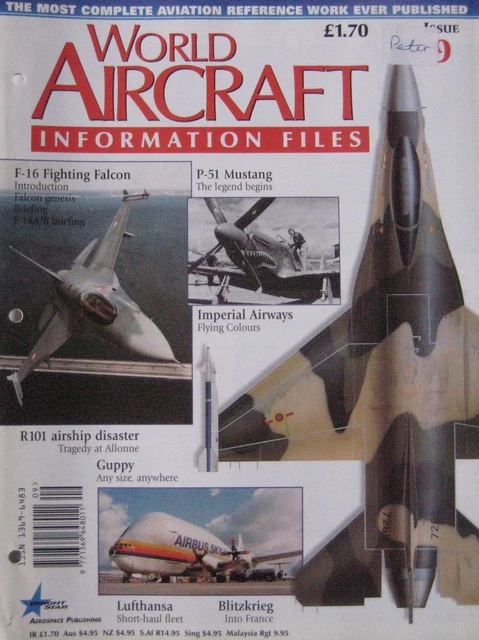 WORLD AIRCRAFT INFORMATION Files 9 Lockheed Martin F-16 Falcon cutaway ...