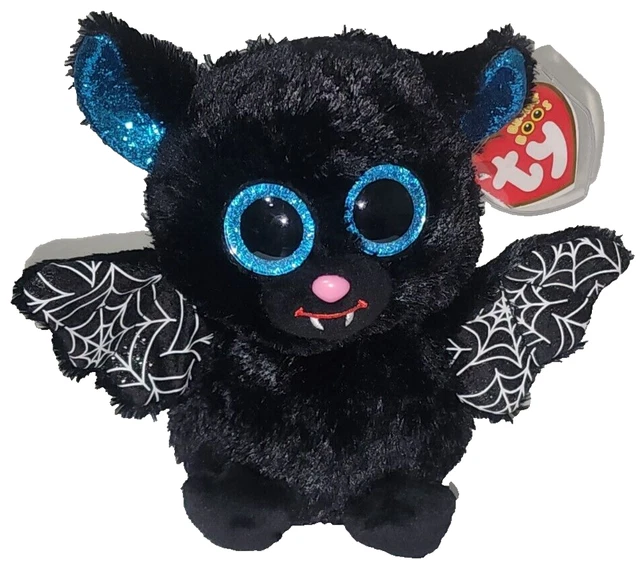 TY BEANIE BOOS 2024 - BATRICK the Halloween Bat 6" NEW Plush Stuffed ...