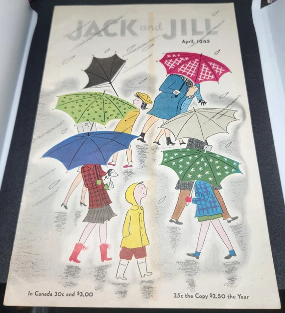 JACK AND JILL Magazine April 1945 Complete Paper Dolls £11.02 - PicClick UK