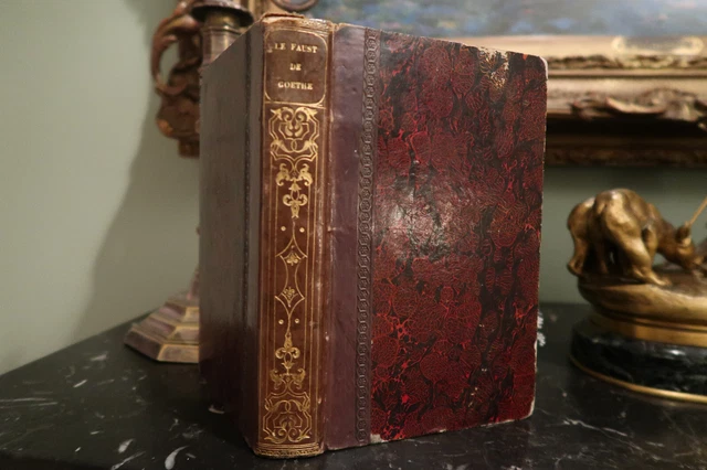 LE FAUST DE Goethe, 1842 , reliure romantique EUR 18,00 - PicClick FR