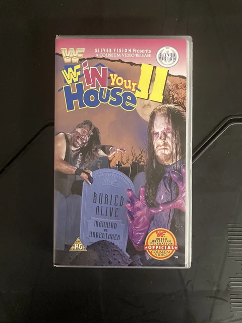 (WWE) WWF IN Your House 11 VHS *RARE* The Undertaker Mankind Vader £4. ...