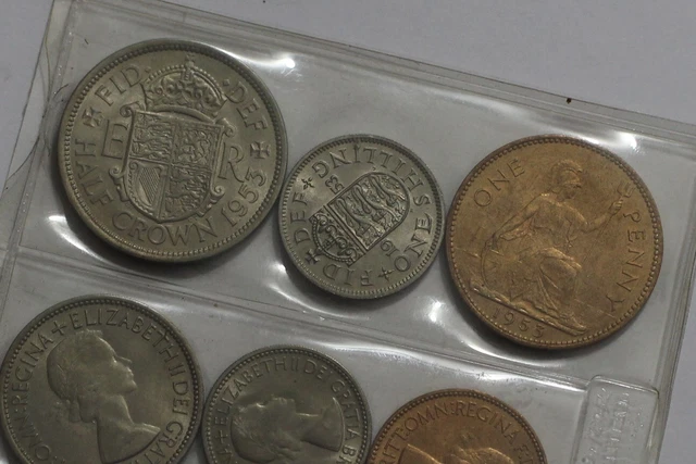 🧭 🇬🇧 UK Gb 1953 Coronation Sealed Mint Set B49 #10 Cg48 EUR 58,18 ...