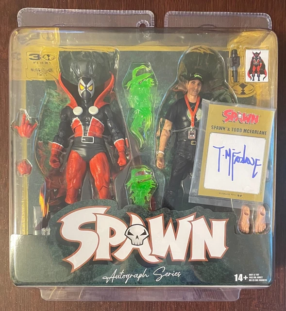 SPAWN & TODD McFarlane Two Pack Gold Label Autograph Series Exclusive ...