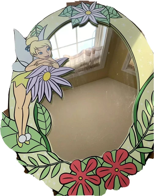 Large Disney Tinkerbell Mirror Wall Mirror Hard To Find £179 27 Picclick Uk