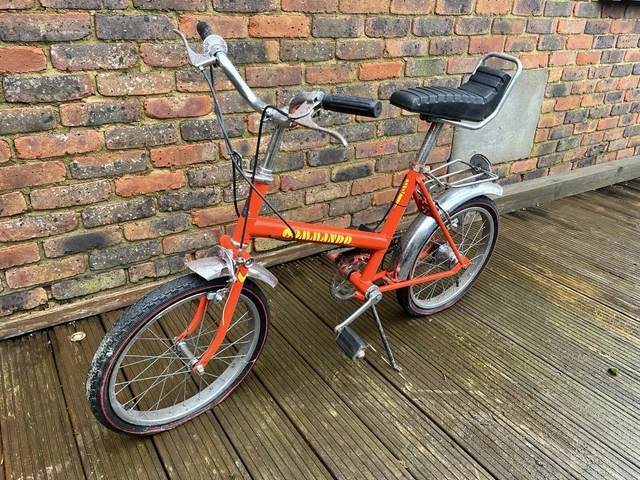 RALEIGH COMMANDO 1970S Bike Original Unrestored Orange Colourway ...
