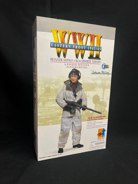 DRAGON MODELS WWII GERMAN 6 PANZER DIVISION "JOHANN MEILING" BOXED 1:6 ...