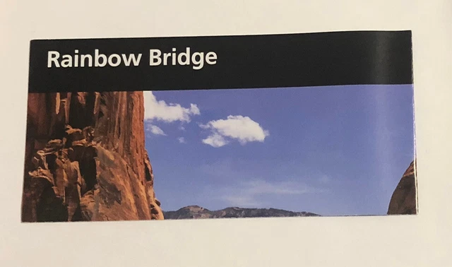 RAINBOW BRIDGE NATIONAL Monument Park Unigrid Brochure Map NEWEST ...