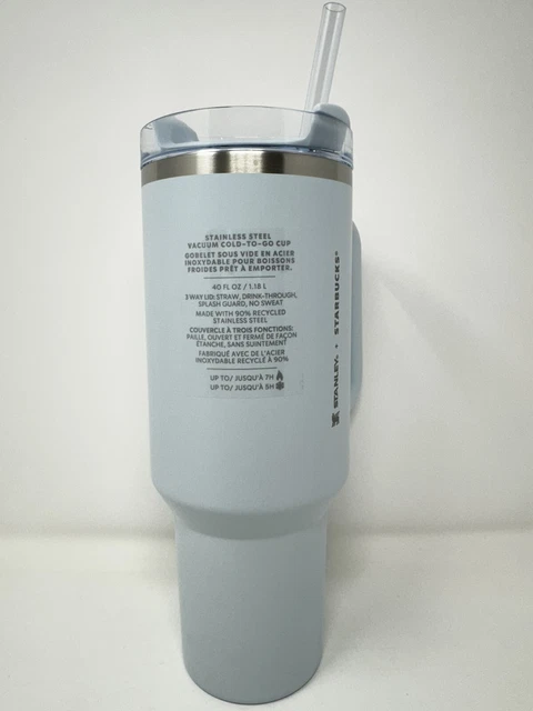 STANLEY STARBUCKS EXCLUSIVE 2024 Light Spring Blue 40oz Tumbler SHIPS ...