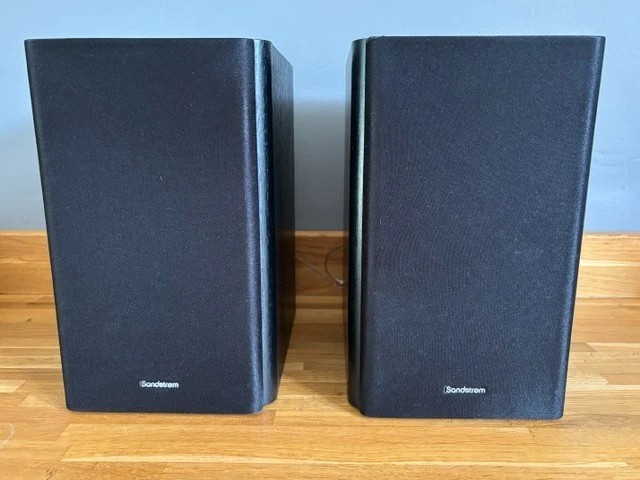 SANDSTROM 100W SHFTPPH10 Bookshelf Stereo Loud Speakers 6ohm 50W x 2 ...