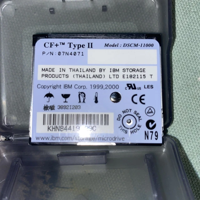 MINIATURE HARD DISK drive designed to fit into CompactFlash (CF) Type ...