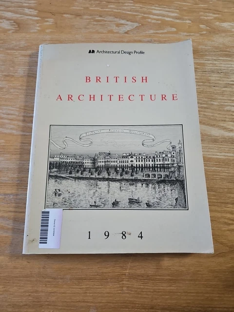 A.D. ARCHITECTURAL DESIGN magazine British Architecture Vol 54 No. 3/4 ...