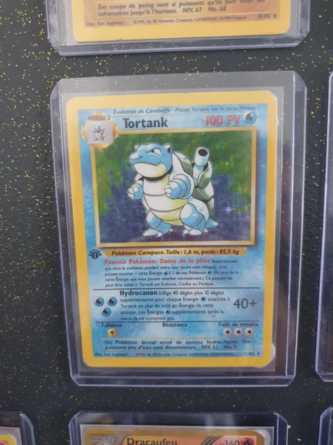 CARTE POKEMON TORTANK Français HOLO edition 1 - Set de base- 2/102 ...