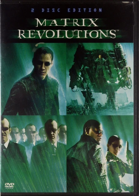 DVD MATRIX REVOLUTIONS KEANU REEVES, CARRIE-ANNE MOSS Sci-Fi 2-Disc Edition 2003 EUR 1,00 ...