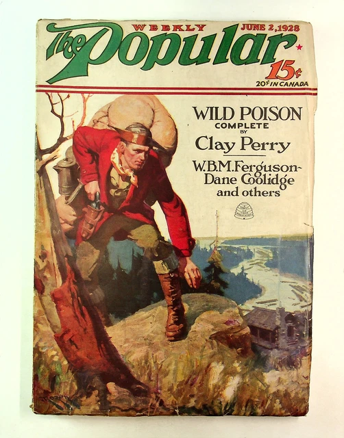 POPULAR MAGAZINE PULP Jun 2 1928 Vol. 91 #5 VG £31.12 - PicClick UK