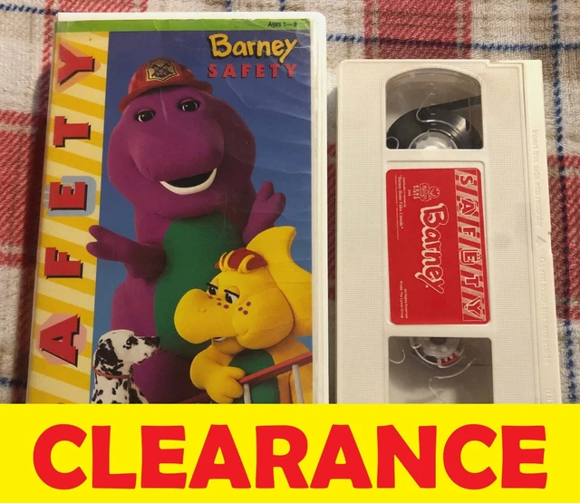 BARNEY SAFETY [1995] {Canadian Clamshell} | VHS TAPE, Tested/Working $5 ...