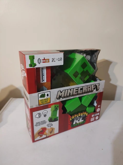 MINECRAFT EXPLODING CREEPER RC Car & DLC Code Mattel💥 In Hand Ready To ...