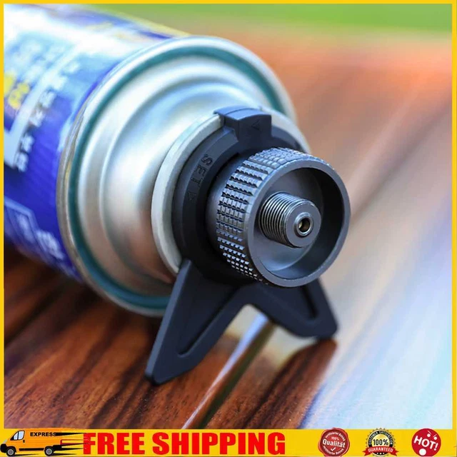 CYLINDER ADAPTER SELF-CONTAINED Locking Gas Cartridge Converter Outdoor ...