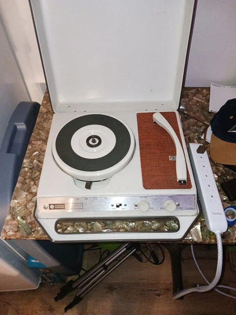 VINTAGE GE GENERAL Electric Record Player RP-1816 £62.62 - PicClick UK