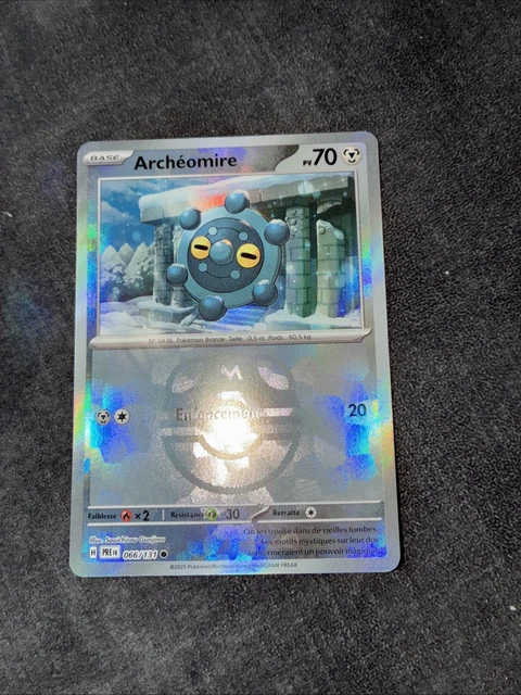 CARTE POKÉMON : Archéomire 066/131 MASTERBALL Evolutions Prismatiques ...