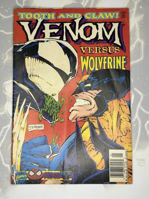 VENOM TOOTH AND Claw #1 Wolverine vs. Venom 1996 Marvel (Detached Cover ...