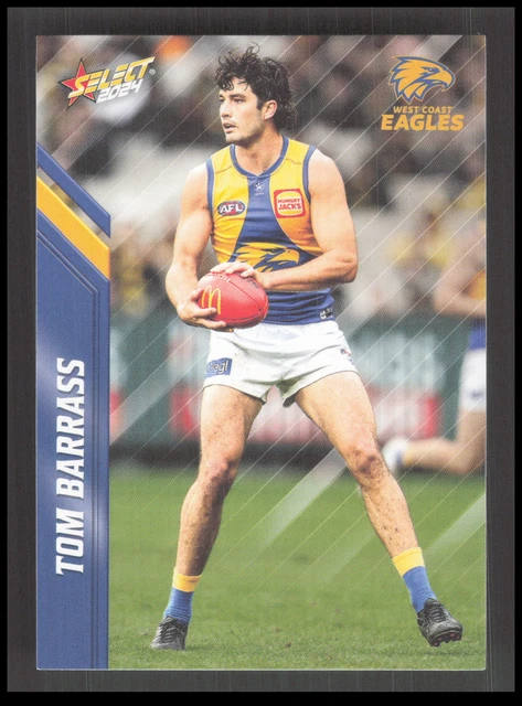 AFL 2024 SELECT West Coast Eagles Tom Barrass 162 Card CB-1-3-D-15 $2.21 - PicClick AU