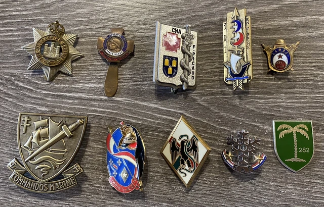 LOT 10 Insignes Militaire anciens Haute Saône Picaud Cote D’Or ...