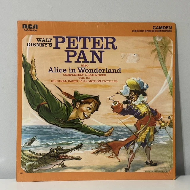 WALT DISNEY PETER Pan and Alice in Wonderland 1960 Vinyl Album RCA CAS 1009 EX £3.90 - PicClick UK