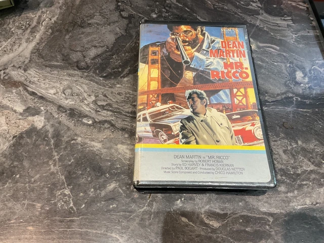 MR RICCO PRE-CERT VHS Video Dean Martin, Thalmus Rasulala & Cindy ...