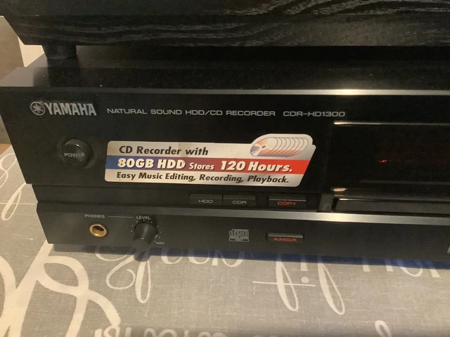 YAMAHA CDR HD-1300 natural sound CD Player Recorder £95.00 - PicClick UK
