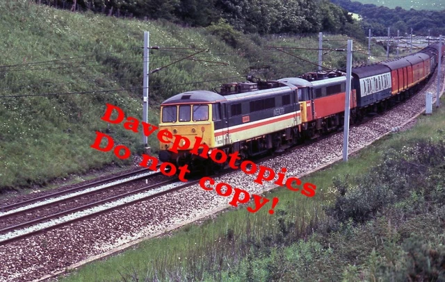 ORIGINAL 35MM Slide Train / Engine Railway / Scotland 86256 + another ...