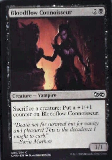 BLOODFLOW CONNOISSEUR - Ultimate Masters: #86, Magic: The Gathering ...