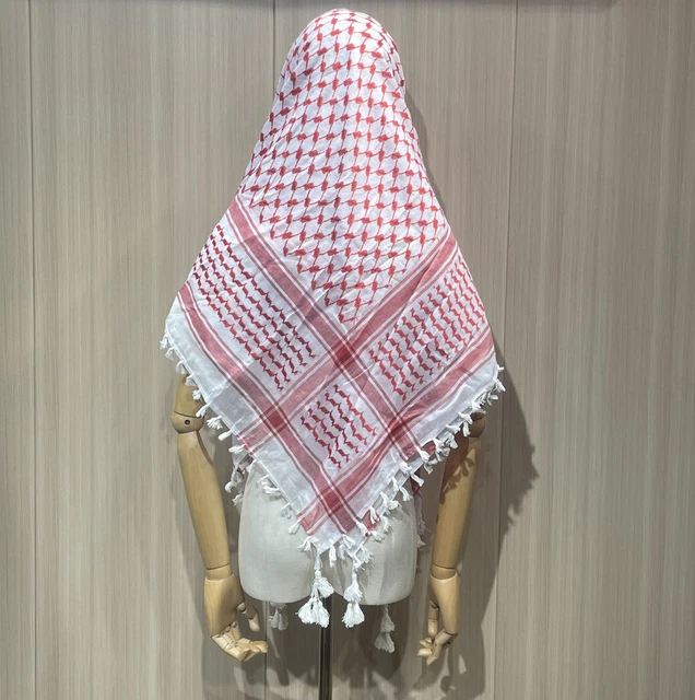 KEFFIYEH SHEMAGH ALL Original Made In Palestine Arab Scarf Kufiya ...