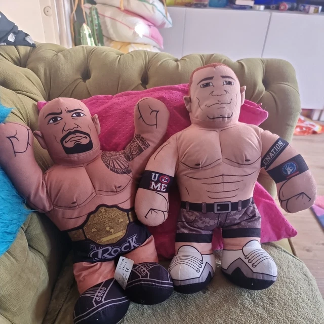 WWE JOHN CENA Brawlin and the rock Buddies Talking Plush - Wresting ...