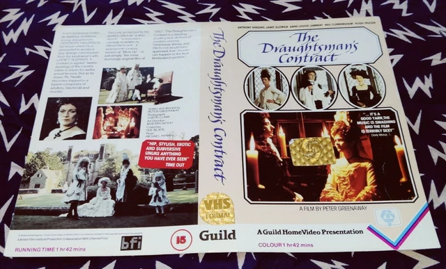 ORIGINAL PRE-CERT GUILD VHS Video Sleeve Cover used Draughtsmans ...