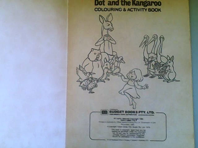 DOT AND THE Kangaroo Colouring and Activity Book Book 2 paperback $11. ...