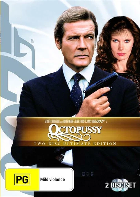 OCTOPUSSY DVD MOVIE JAMES BOND 007 Roger Moore 2-DISCS Ultimate Ed ...