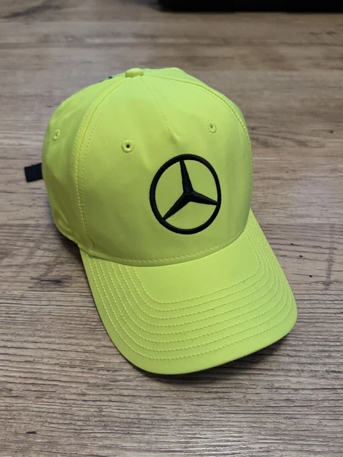 *RARE* MERCEDES F1 Formula 1 Cap Lewis Hamilton 2022 British GP Neon ...