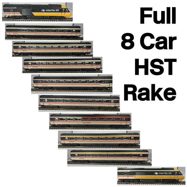 LIMA INTERCITY (EXECUTIVE Livery) Full 8 Coach HST Rake (Set) £175.00 ...