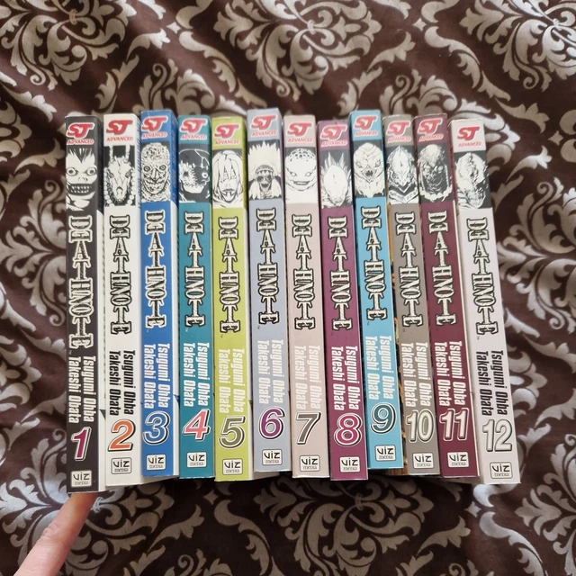 DEATH NOTE MANGA Volume 1-12 Set Complete Series Book Bundle English £ ...