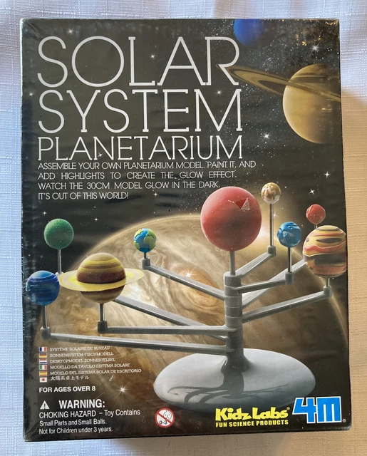SOLAR SYSTEM PLANETARIUM Model Kit Kidz Labs 4M Science Exploration ...