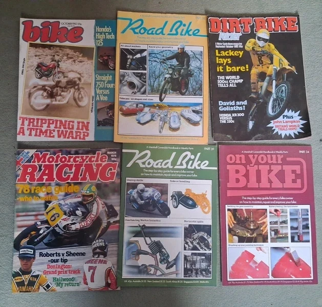 JOB LOT VINTAGE Motorcycle Biker Magazines £4.99 - PicClick UK