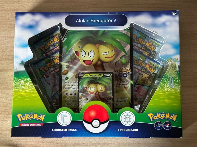 POKEMON GO COLLECTION Alolan Exeggutor V Box New £14.99 - PicClick UK