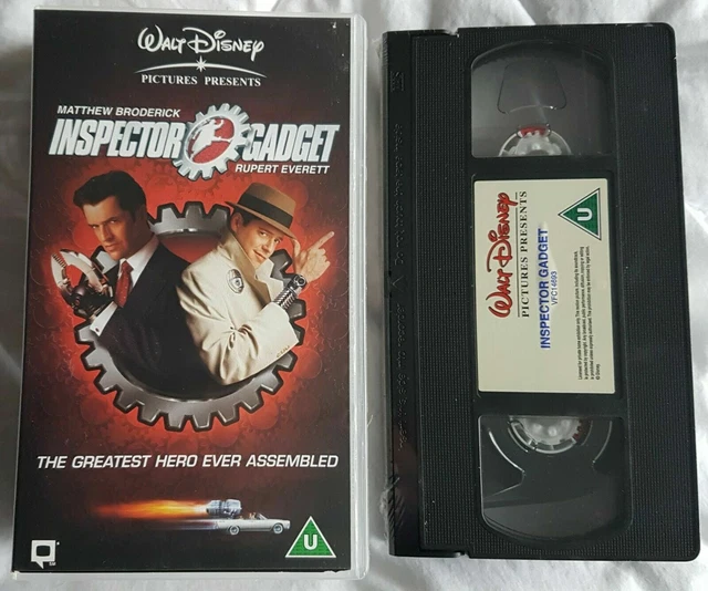 DISNEY'S INSPECTOR GADGET (VHS)NEW + SEALED - Matthew Broderick ...