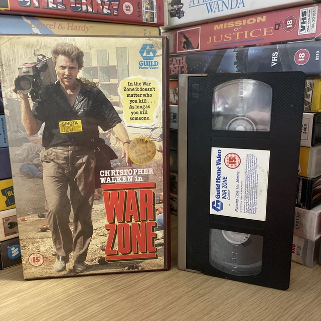WAR ZONE - Big Box Ex-rental VHS - Christopher Walken - Guild Home ...