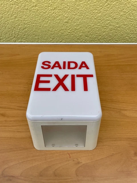 BOEING B737/B747/B757/B767/B777 EXIT Sign, Emergency Exit, Rare £85.79 ...