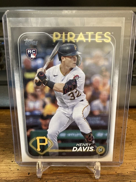 CARTA ROOKIE 2024 Topps Series 1 Henry Davis #295 RC Pittsburgh Pirates ...
