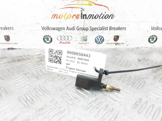 VW UP 2022 Mk1 1S Engine Coolant Temp Sensor DKR 1.0TSI 03F919501B £12. ...
