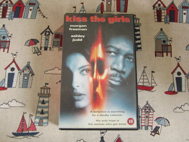 Kiss The Girls 1998 Film Starring Morgan Freeman Ex Rental Big Box Vhs