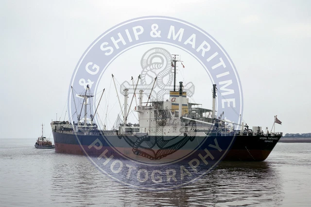 SHIP PHOTO - 1969 Built General Cargo Ship DORA PAPALIOS - 6X4 (10X15 ...